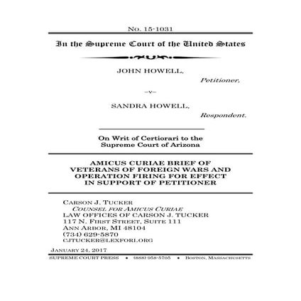 United States Supreme Court Amicus Brief | PDF