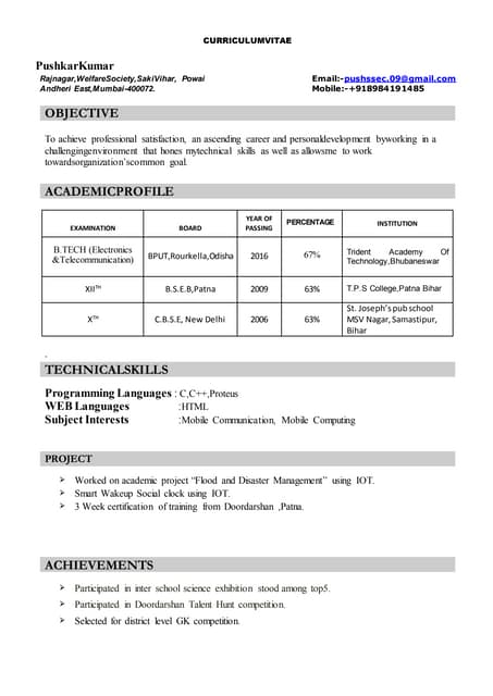 Arumugam.K-Resume | PDF
