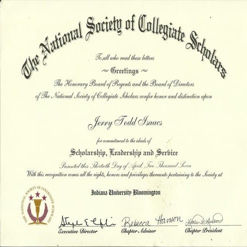 National Honor Society of Collegiate Scholars | PPT