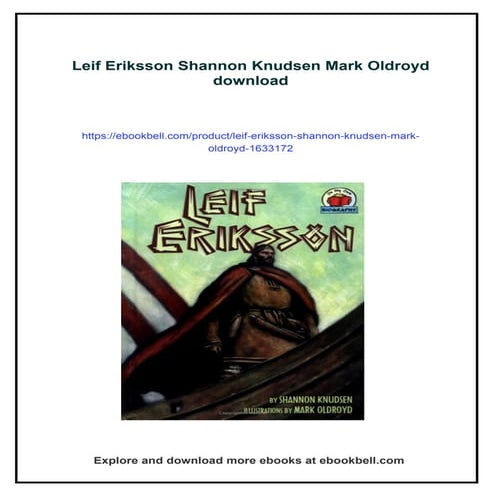 Leif Eriksson Shannon Knudsen Mark Oldroyd | PDF