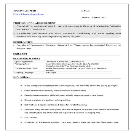 George C van der Walt resume | PDF