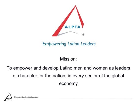 Value of ALPFA | PPT