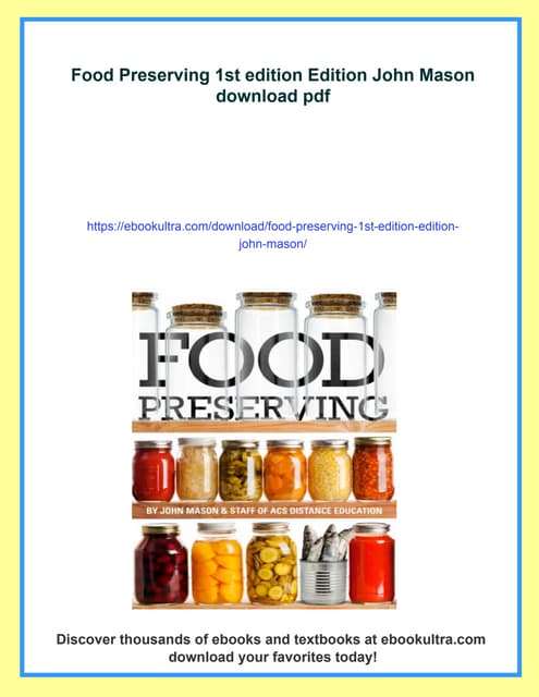 Food preservation time line 1.1 | PPTX