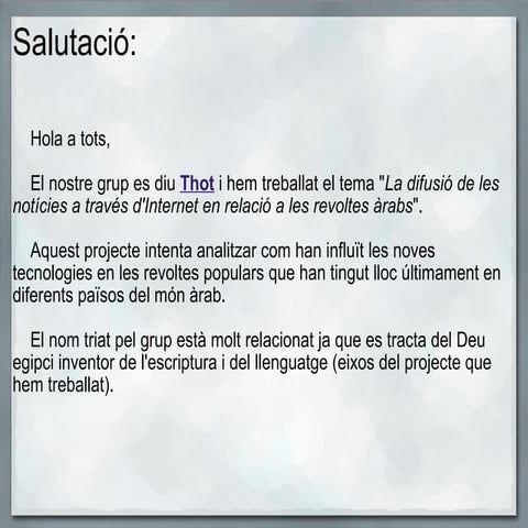 ALF PRESENTACIÓ PROJECTE | PPT