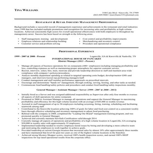 Tina Williams 2015 update | PDF