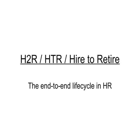 H2R | PPT
