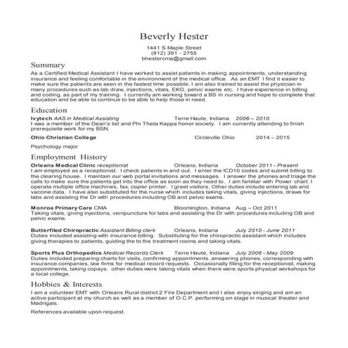Beverly Resume | DOCX