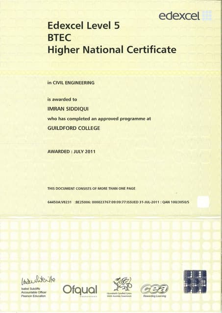 HNC Mechanical Engineering | PDF