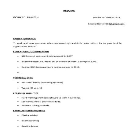 Gaurav resume | DOC