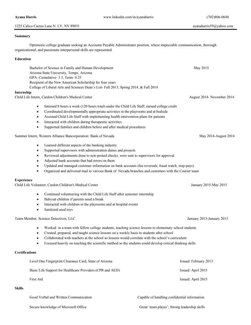 Jessica Nelson Resume | PDF