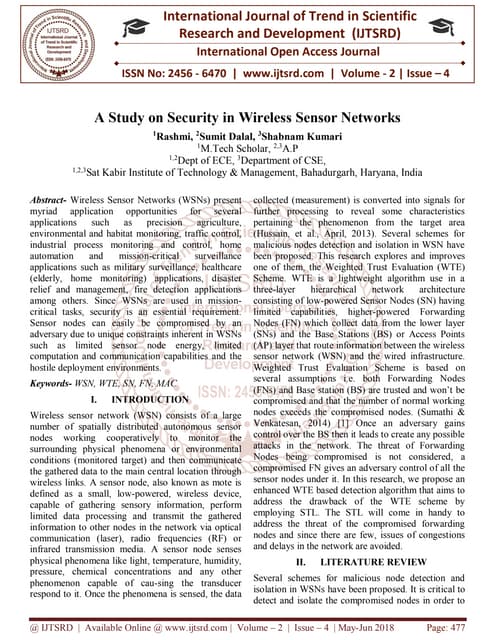 Machine Learning Based Watchdog Protocol for Wormhole Attack Detection in Wireless Sensor ...