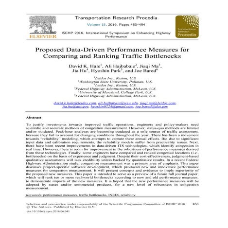 CBI Paper for ISEHP 2016 | PDF