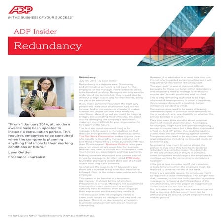 Redundancy | PDF