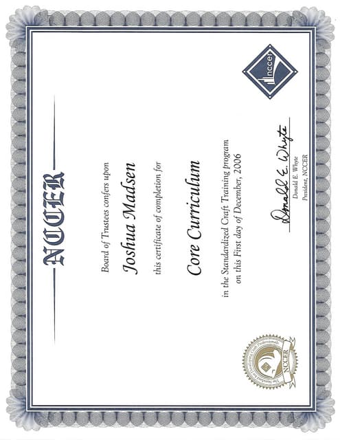 NCCER Foreman KV Certification | PPT