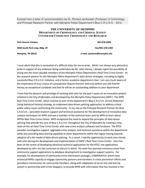 AndrewWagar-Letter of Recommendation-Research Assistant | PDF