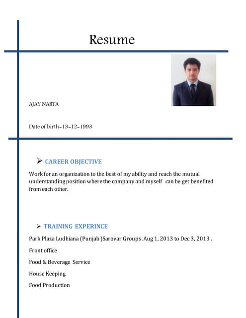 RESUME MR GAFFUD | DOCX | Business | Business and Finance