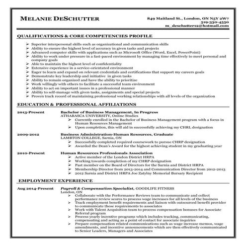Melanie DeSchutter - General Resume | PDF