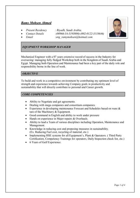 LEEA -LIFTING INSPECTION ENGINEER CV | DOCX