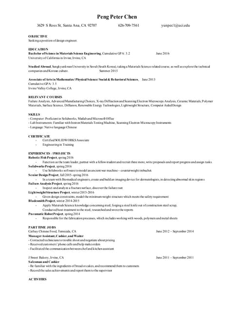 New Expanded Resume | PDF
