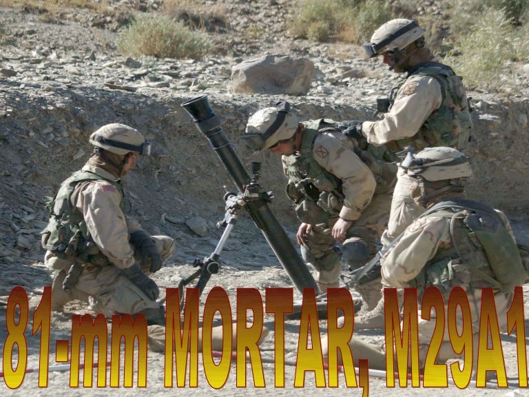 81 mm mortar