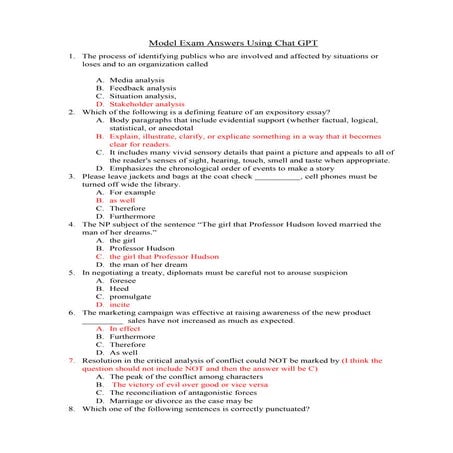 81 model exam answers based on Chat GPT (1) (1).docx