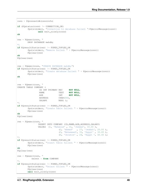 The Ring programming language version 1.10 book - Part 10 of 212 | PDF