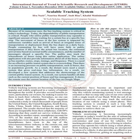 Scalable Tracking System | PDF