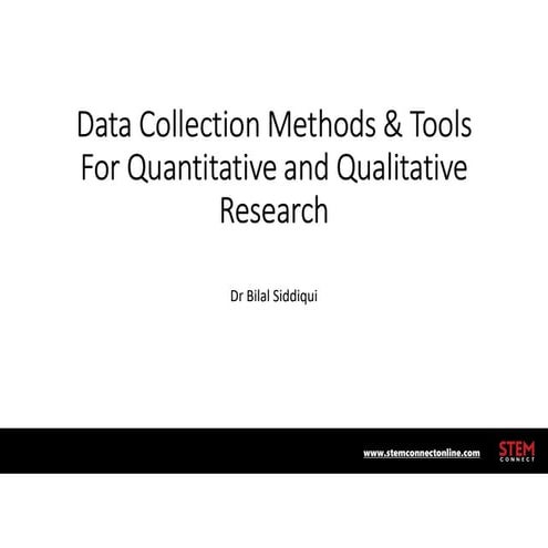 Data collection methods and tools for research | PDF