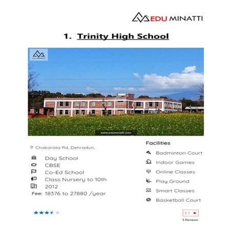 Trinity High School | PDF