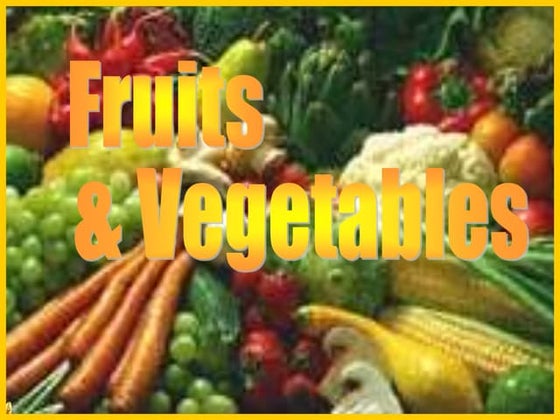 Presentation.pptx of vegetables | PPT