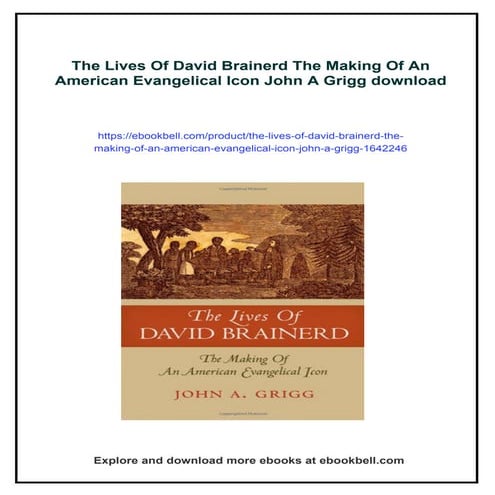 The Lives Of David Brainerd The Making Of An American Evangelical Icon ...