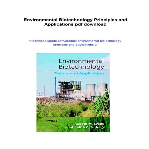Environmental Biotechnology Principles and Applications | PDF