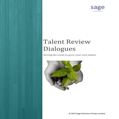 Talent Review Dialogues_Sage Solutions | PDF