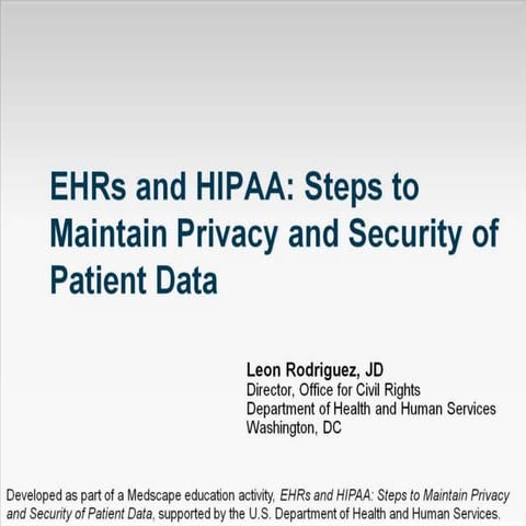 HIPAA Slides | PPTX