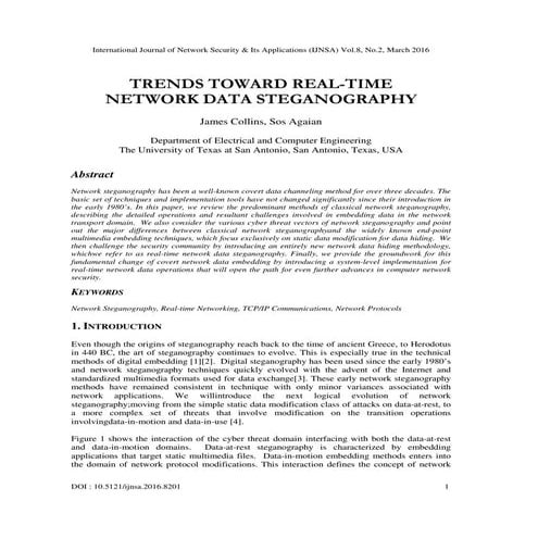 Network Steganography | PPTX