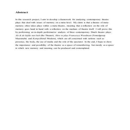 Abstract Master Thesis | DOCX