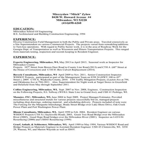 Gabriel Nelson - Resume Fall 2015 | PDF