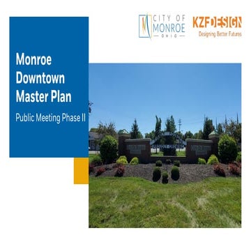 Monroe Downtown Master Plan Public Meeting 2 Presentation | PDF