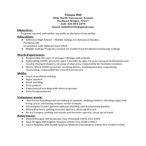 Margaret Scott Resume Housekeeping Docx