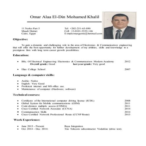 Omar Alaa Resume | DOCX