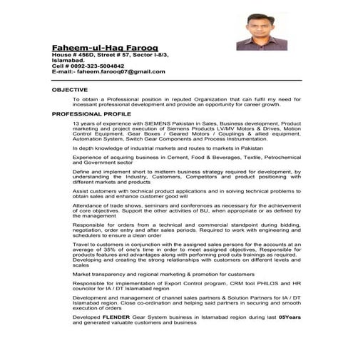 Resume FF | PDF