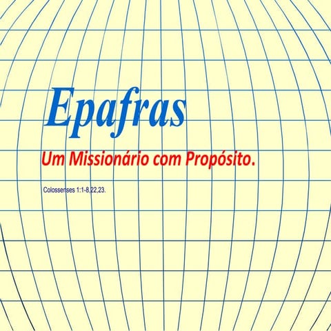 Epafras | PPT