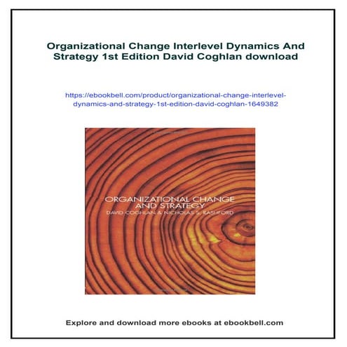 Organizational Change Interlevel Dynamics And Strategy 1st Edition ...