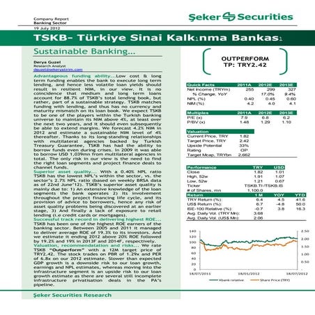 TSKB_Company_Report_July 2012 | PDF