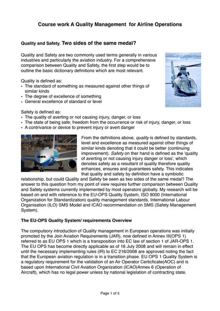 IMPLEMENTATION AND CHALLENGES OF THE ICAO SAFETY MANAGEMENT SYSTEM IN AIRPORTS | PPTX | Aviation ...