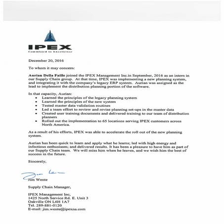 Reference letter 2 | PDF