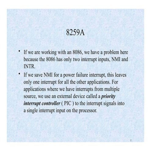 Interrupt Controller (pic)8259 and 8259A A.pptx