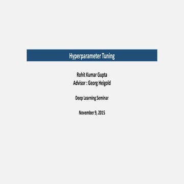 Practical Bayesian Optimization Of Machine Learning Algorithms Ver2 Ppt