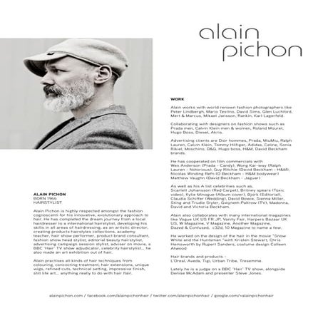 Alain Pichon Bio 2014 | PDF