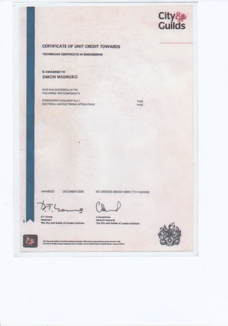 Diploma in Electrical studies | PDF